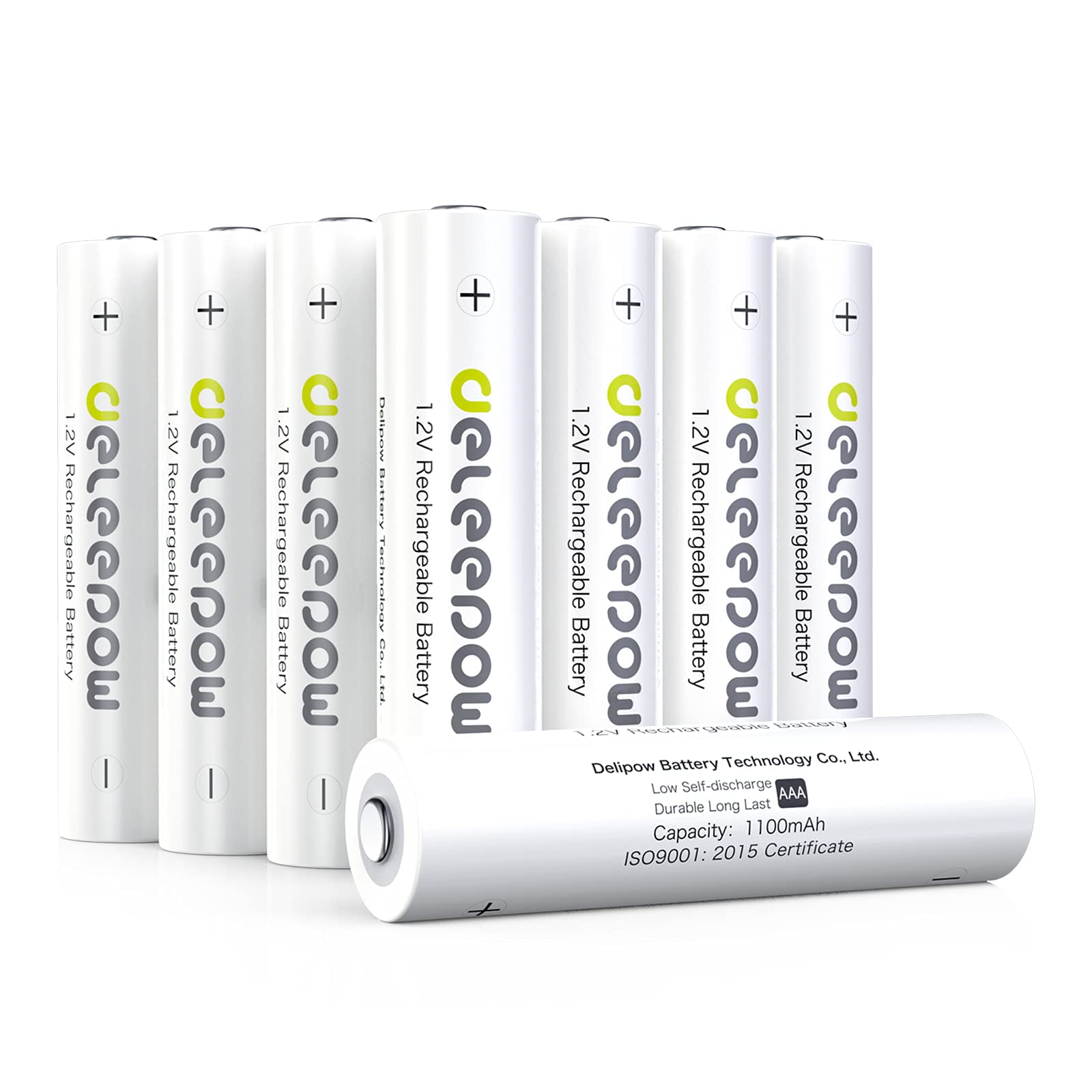 Rechargeable AAA Batteries Nimh 1100mAh 1.2V Batteries High Capacity ...