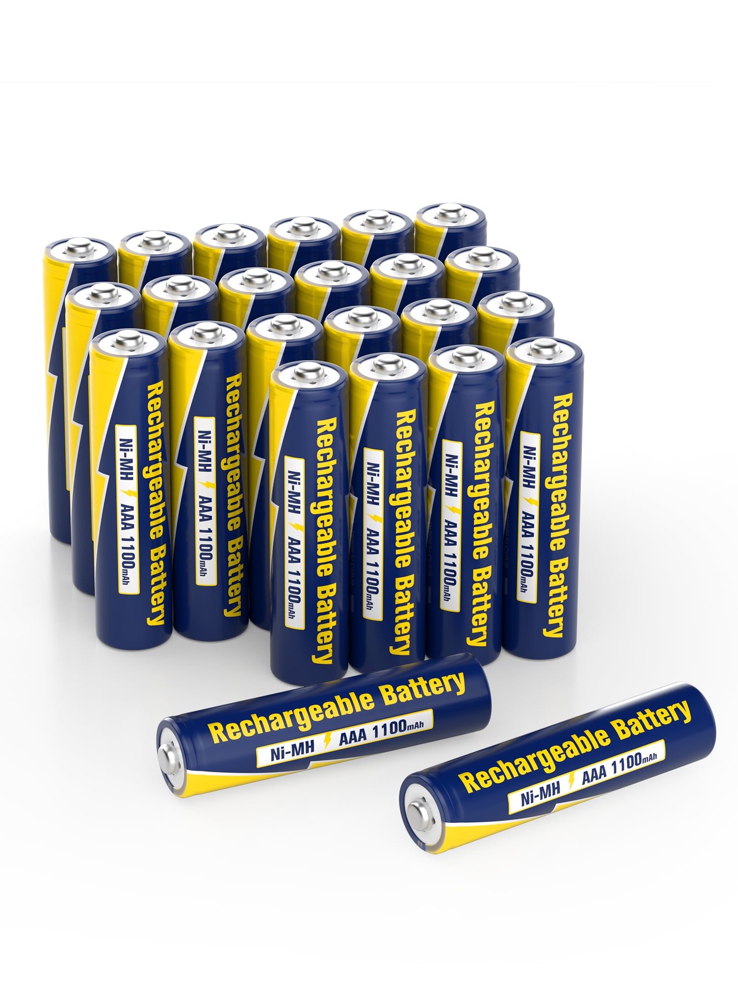 Rechargeable AAA General Purpose Batteries, 24 Pack - Walmart.com