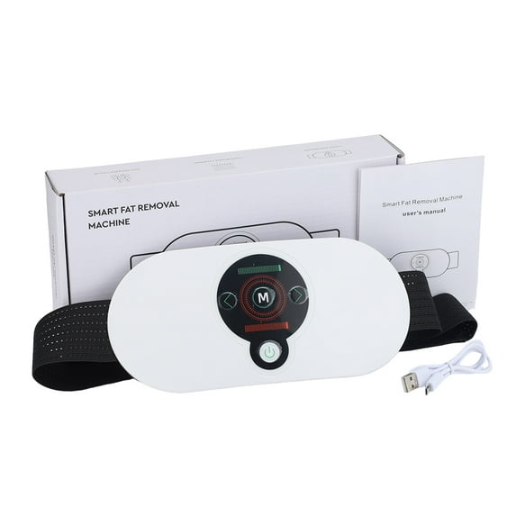 Rechargeable Abdominal Massage Belt Hot Compress Vibration Massager ...