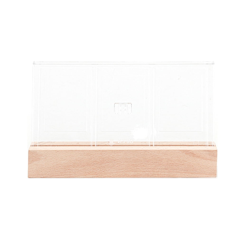 Rechargeable Acrylic Light Up Frame for 3Inch Photos, Triples Opening ...