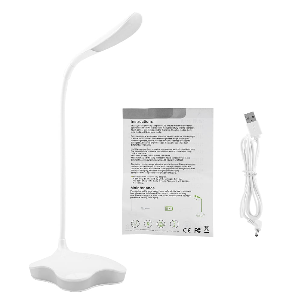 Rechargeable, Adjustable Swan Neck Design for Warm Light, Perfect for ...