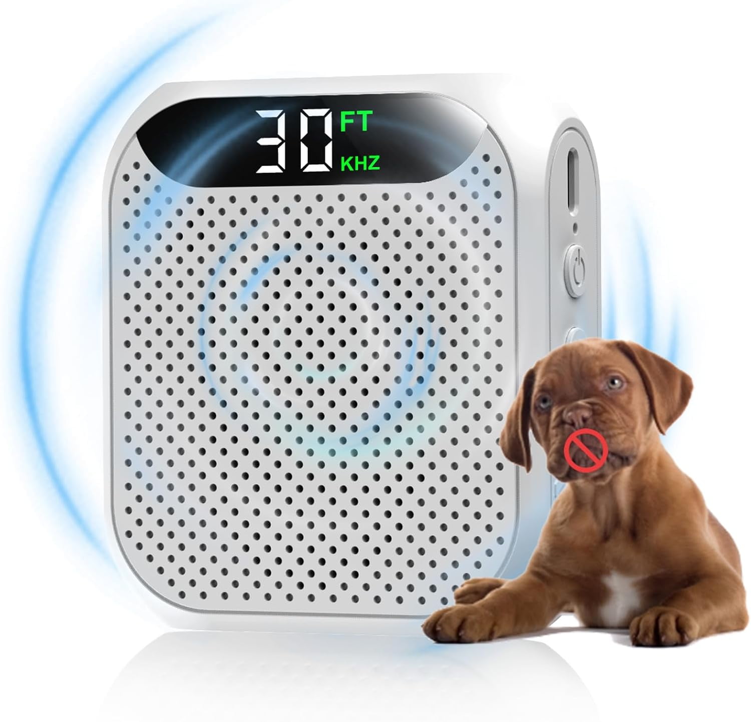 Rechargeable Anti Barking Devices 30FT Range & 3 Adjustable Modes ...