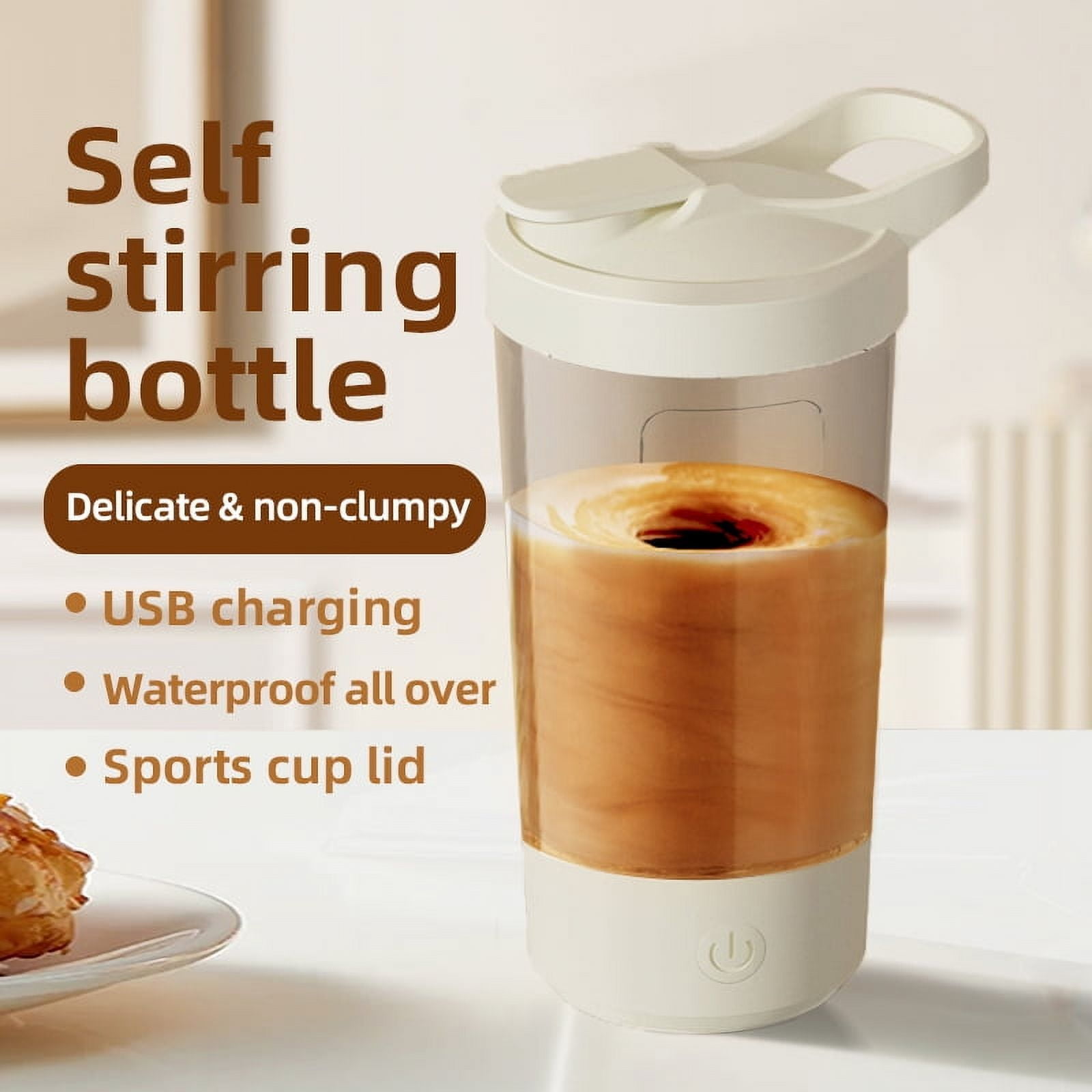 Rechargeable Auto Mixing Cup with 500mAh Battery Durable PC Material ...