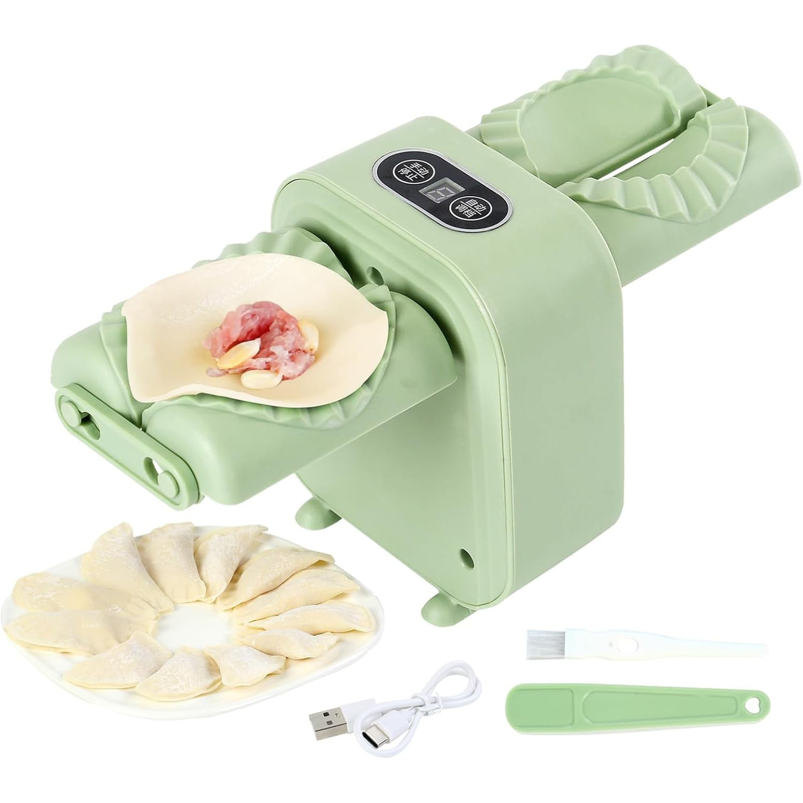Rechargeable Automatic Pierogi Maker Double Head Shih tzus Record ...