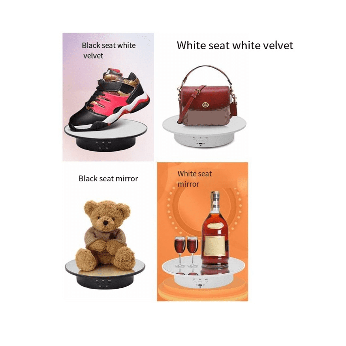 Rechargeable Automatic Revolve Live Jewelry Artifacts Video Electric ...