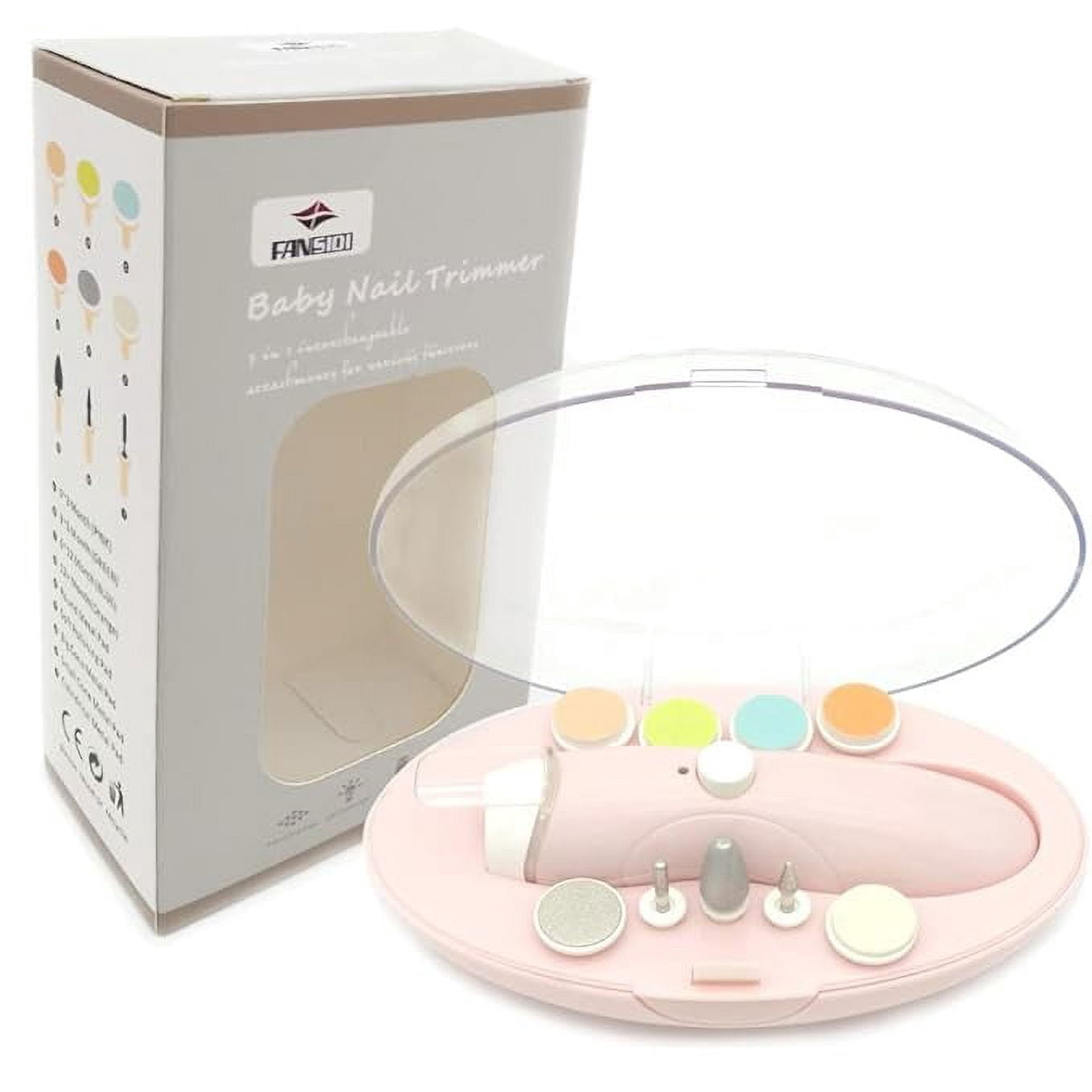 Rechargeable Baby Nail File, Fansidi Electric Baby Nail Trimmer for ...