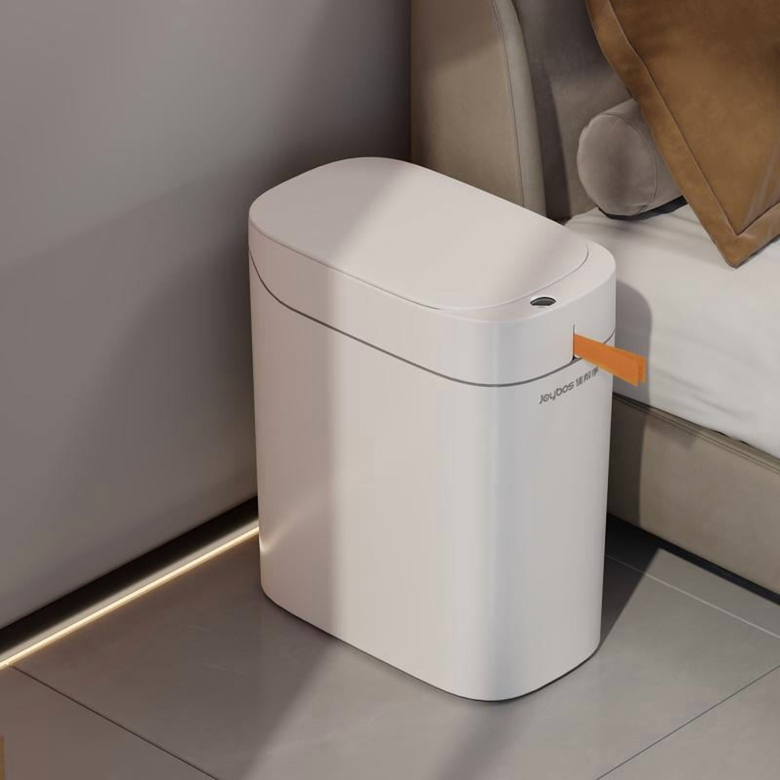 Rechargeable Bathroom Trash Can with Lid(battery/charging cable not ...