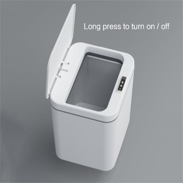 Rechargeable Bathroom Trash Can Motion Sensor Trash Can Automatic ...