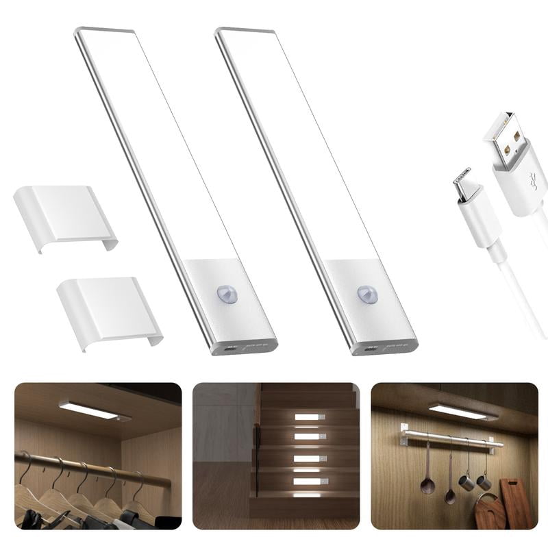 Rechargeable Battery Operated Motion Sensor Lights Indoor, TYPE C ...