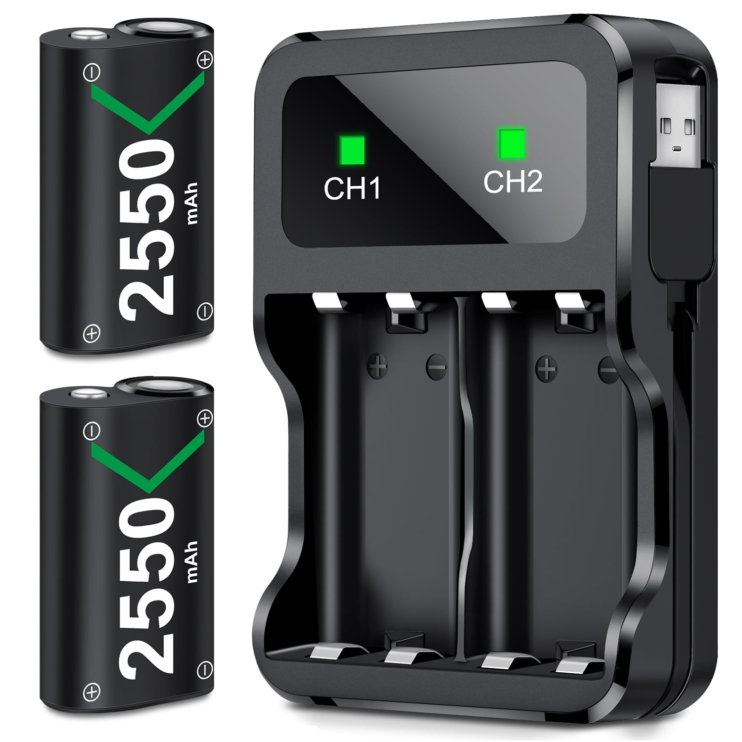 Rechargeable Battery Pack for Xbox Series X|S, EUROA Controller Battery ...