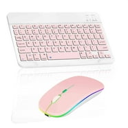 Mini Wireless Bluetooth 5.2 Keyboard 5inch Keycups 7 Color Backlit ...