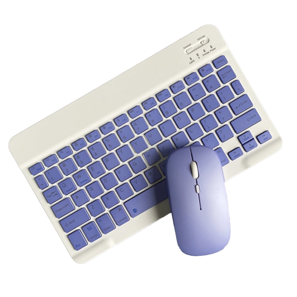 Rechargeable Bluetooth Keyboard and Mouse Combo Ultra-Slim Portable ...