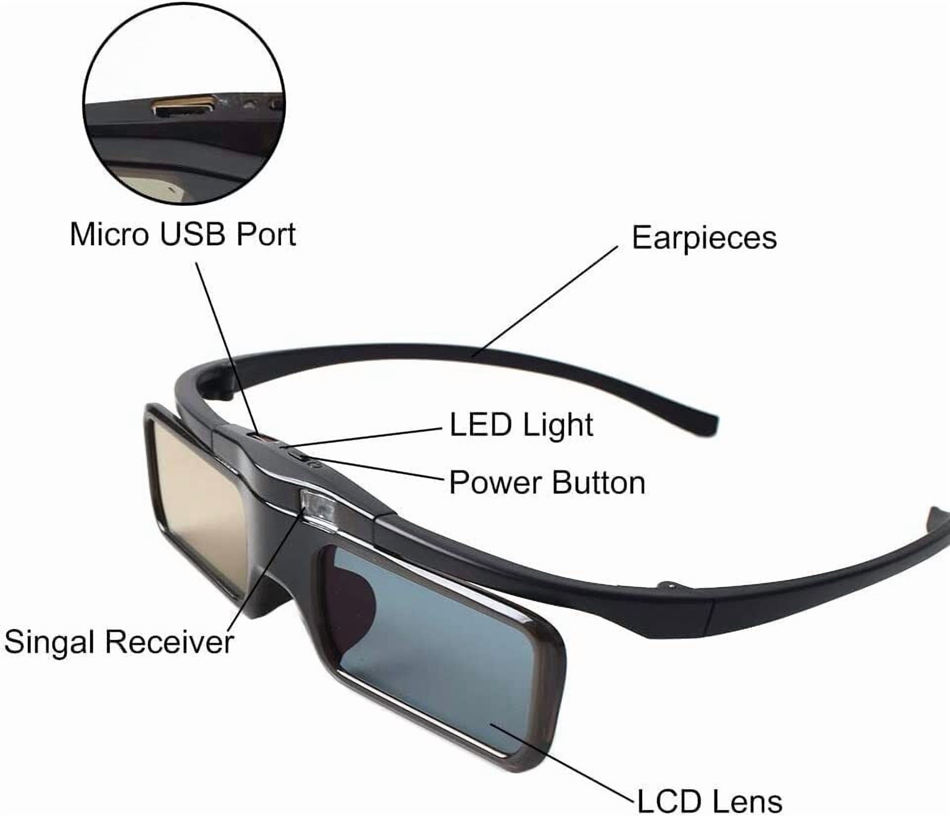 Rechargeable Bluetooth RF 3D Active Glasses For Samsung 3D TV ...