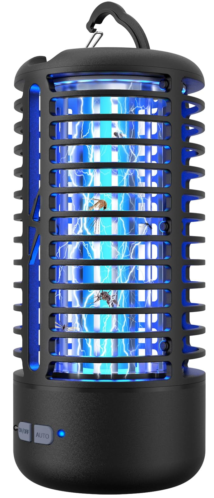 Rechargeable Bug Zapper, Portable Electric Mosquito Killer for Indoor ...