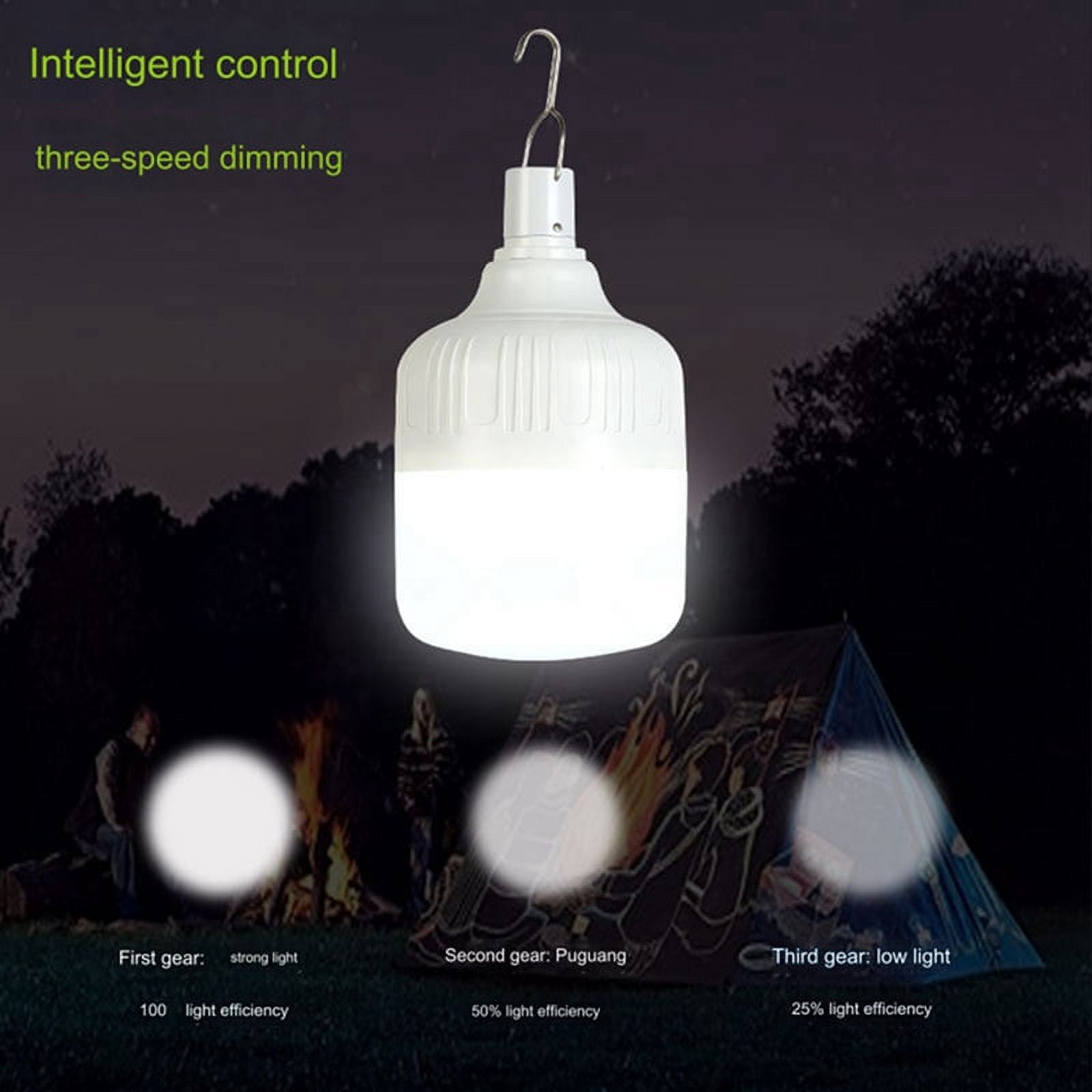 Rechargeable Bulb Portable Camping Light Bulb Emergency Lighting ...