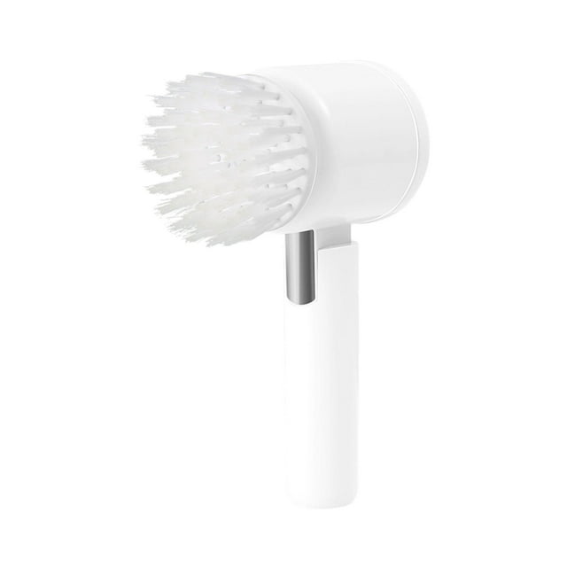 Rechargeable Cleaning Brush 4-Head Scrub-Ber Waterproof Material Multi ...