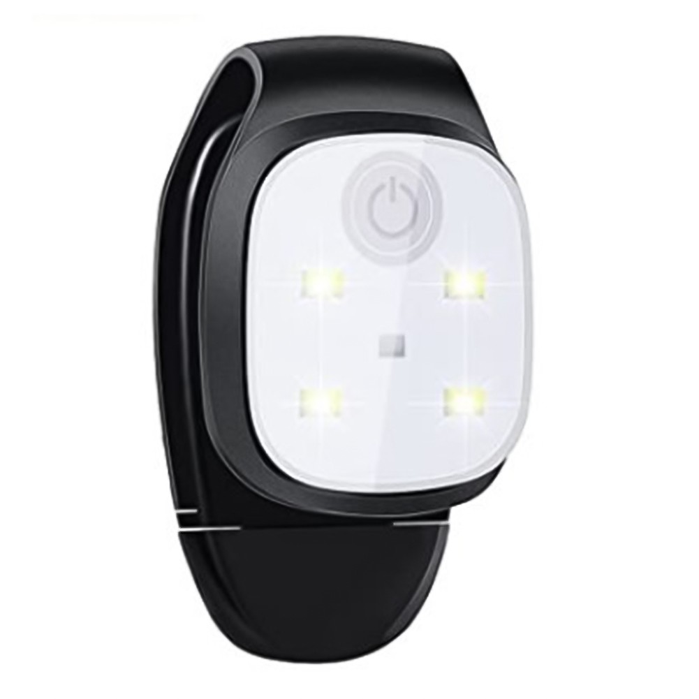 Rechargeable Clip 5LED Clip Flashlight for Night Walking Fishing ...