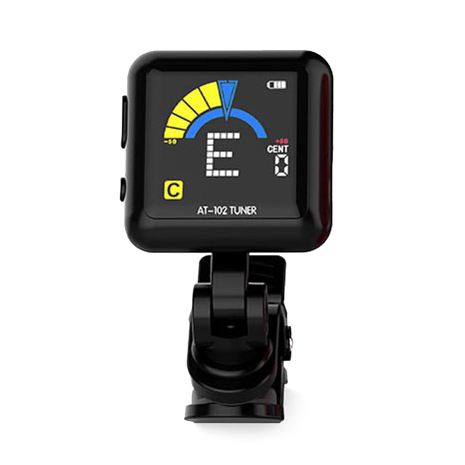 Rechargeable Clip On Electric Guitar Tuner 360 Degree Rotating ...