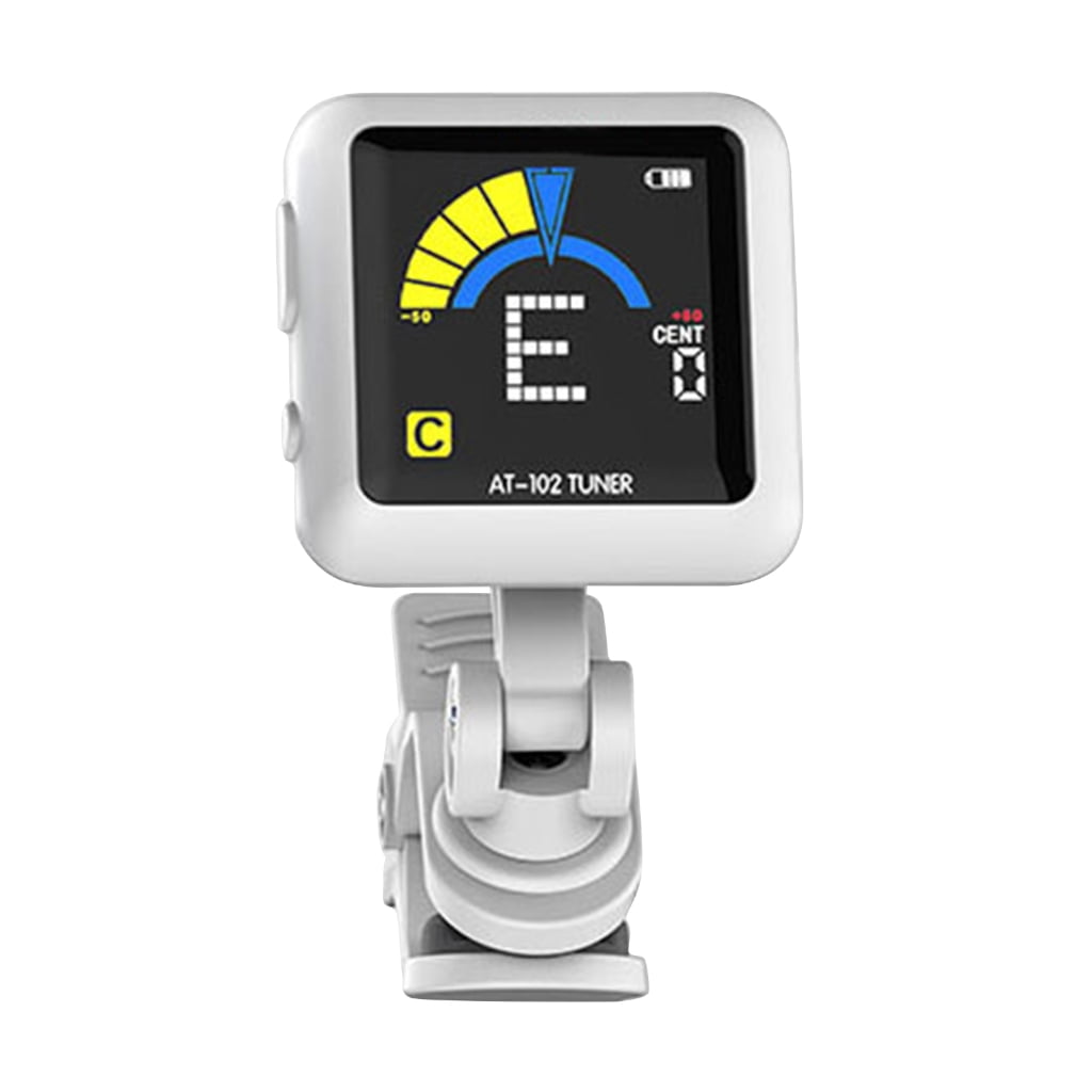 Rechargeable Clip On Electric Guitar Tuner 360 Degree Rotating ...