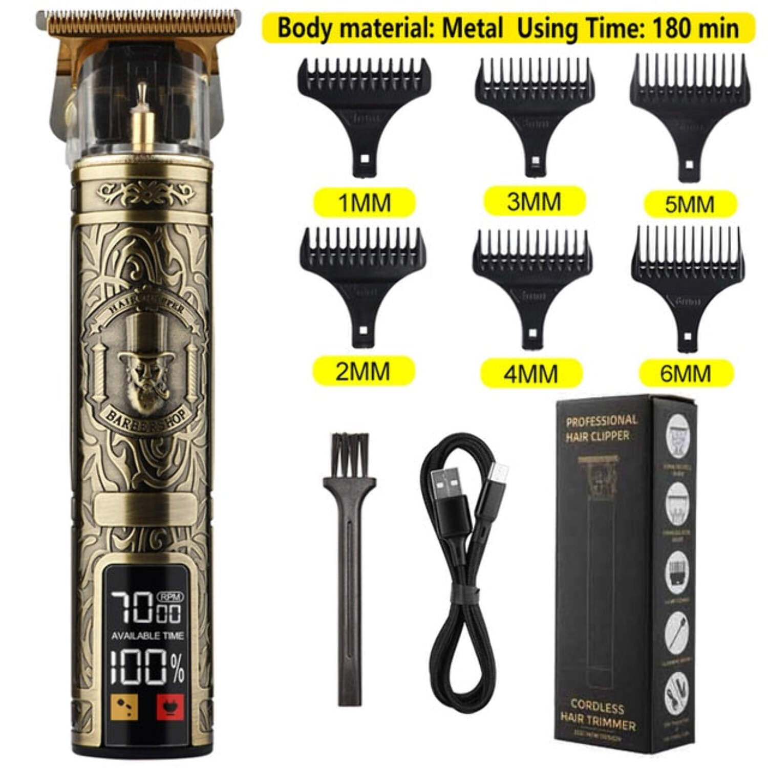 Rechargeable Clipper Men's Trimmer - Walmart.com