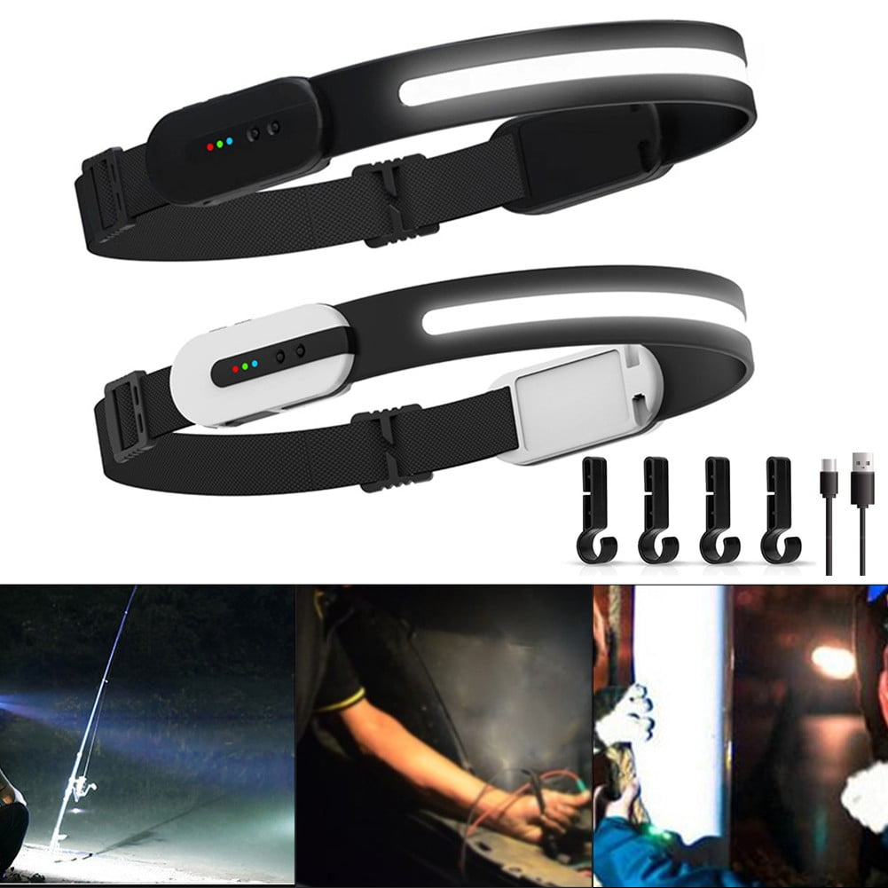 Rechargeable Cob Led Headlight for Ir Motion Sensor Headlamp Head Lamp ...