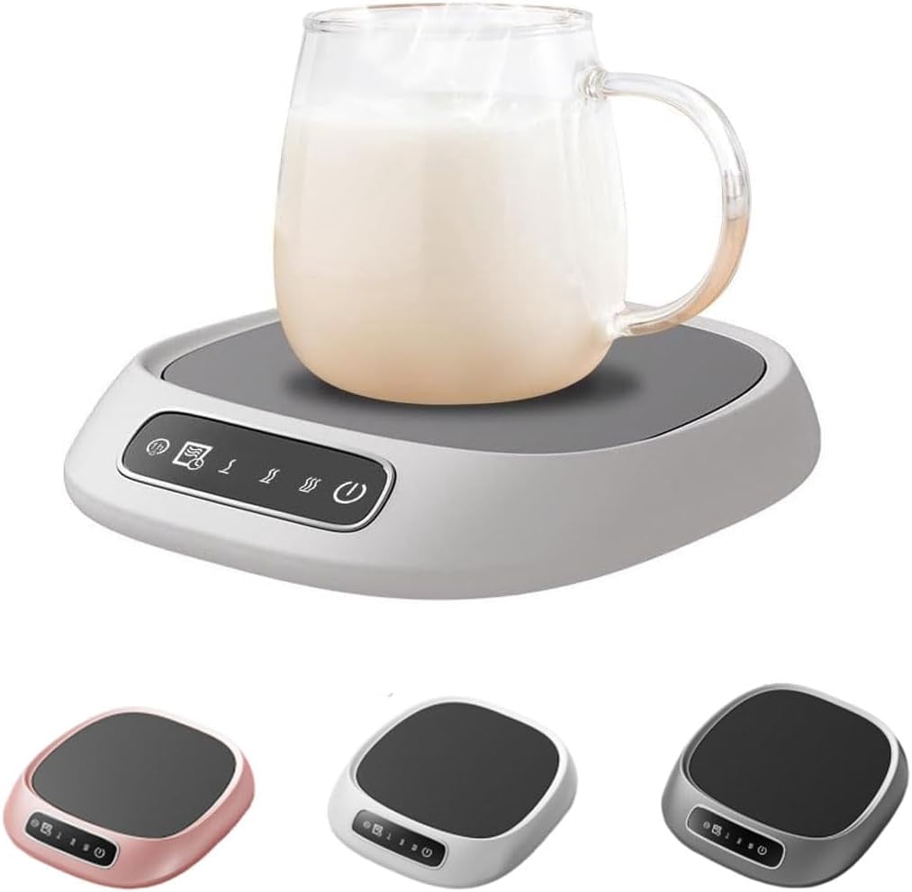 Rechargeable Coffee Mug Warmer, USB Charging 3 Adjustable 3 Color ...