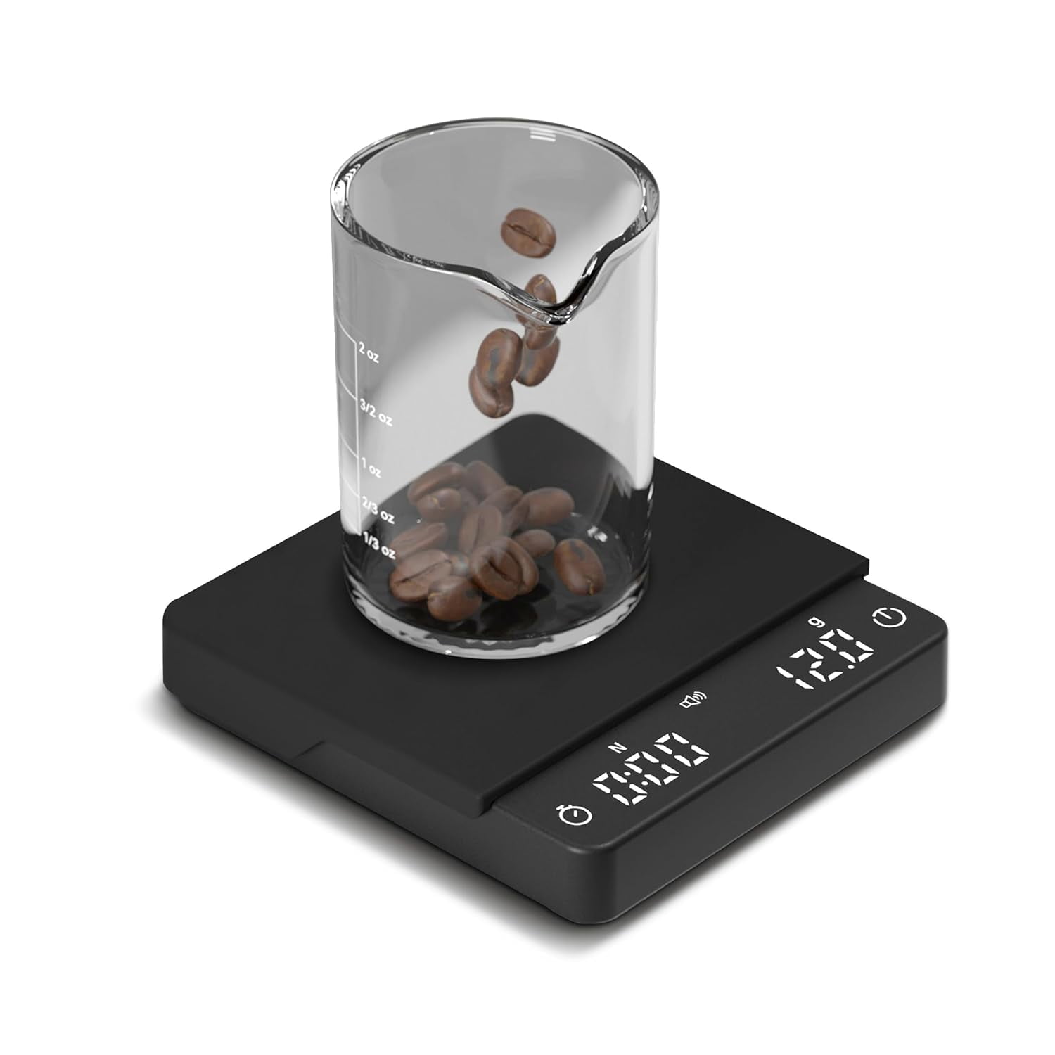 Rechargeable Coffee Scale with Auto Timing,Mini Espresso Scale with ...