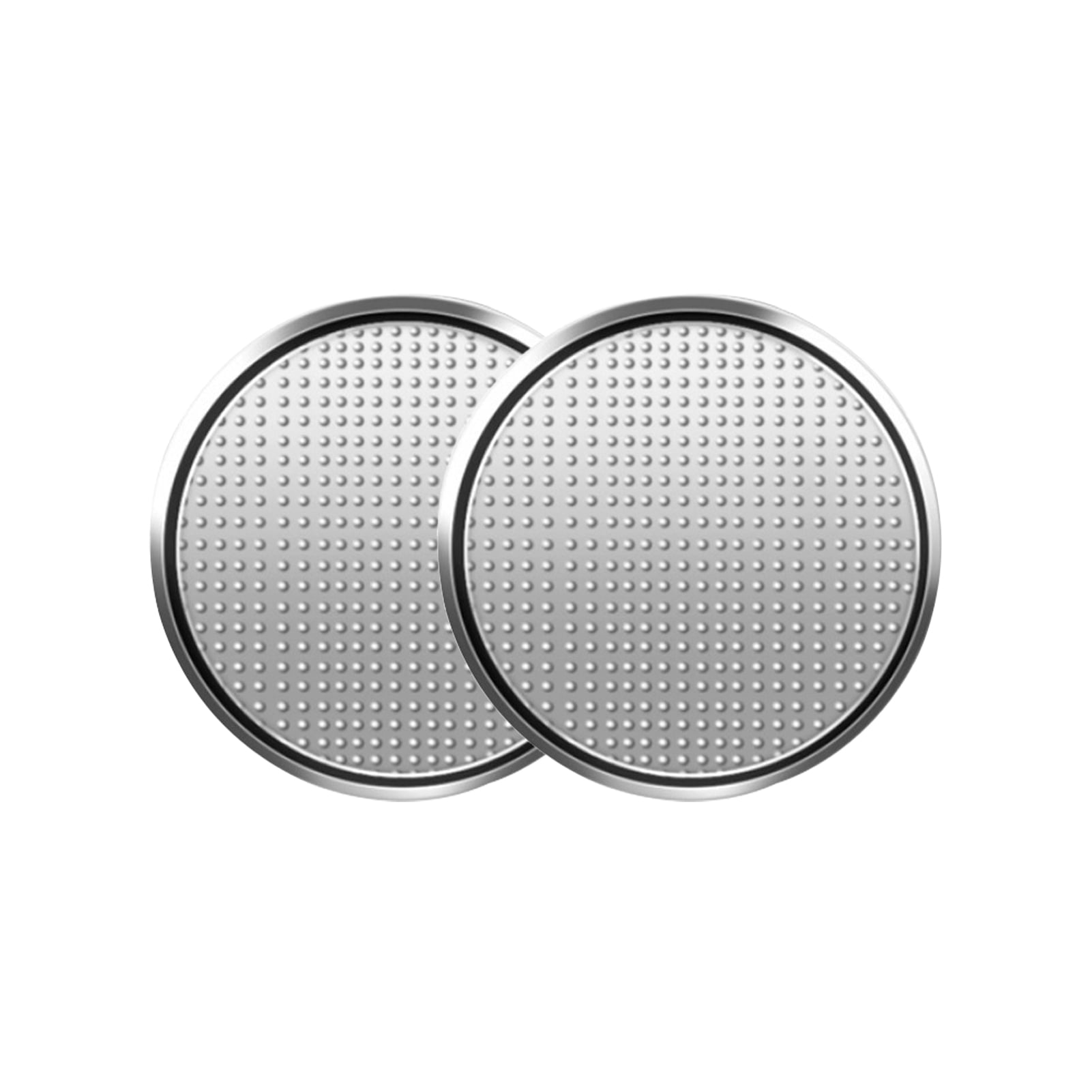 Rechargeable Coin Batteries,LIR2032 Button Ion Battery 3.6 V,2X Flat ...
