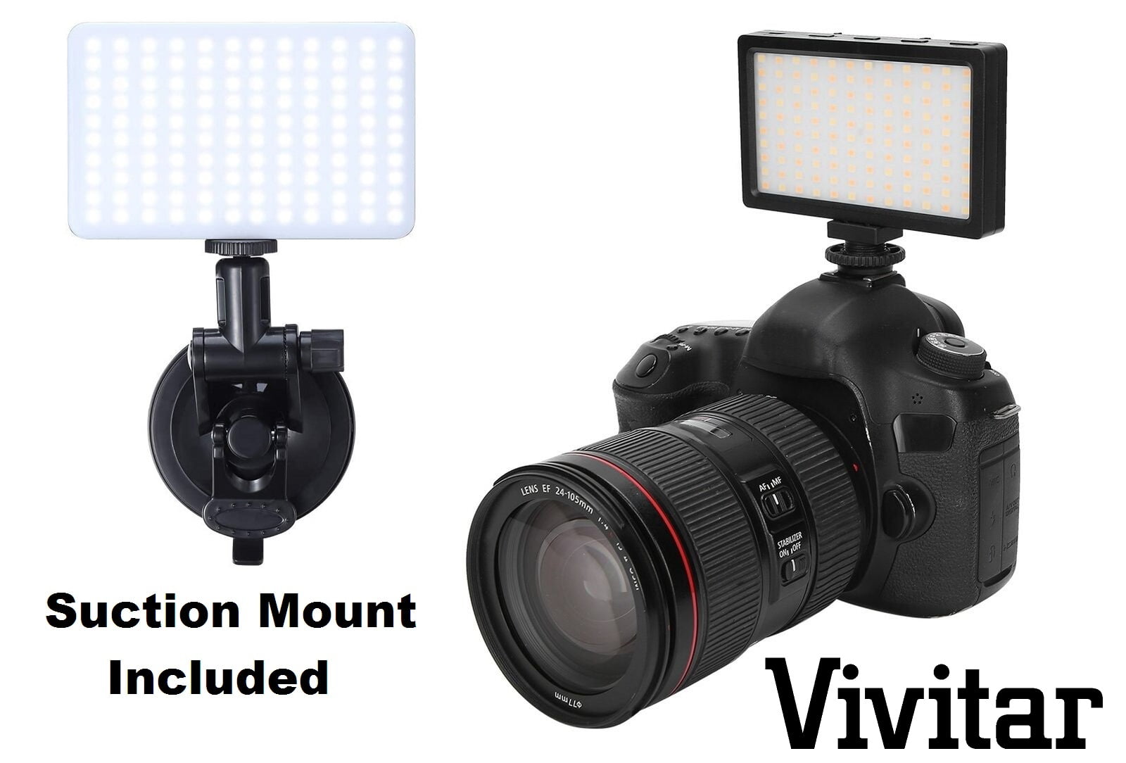Rechargeable Compact LED Light Kit for Canon EOS R6 R5 Ra - Walmart.com