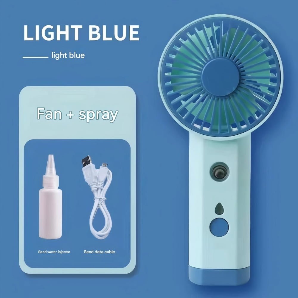 Rechargeable Cooling Fan & Mini Evaporative Air Humidifier - USB ...