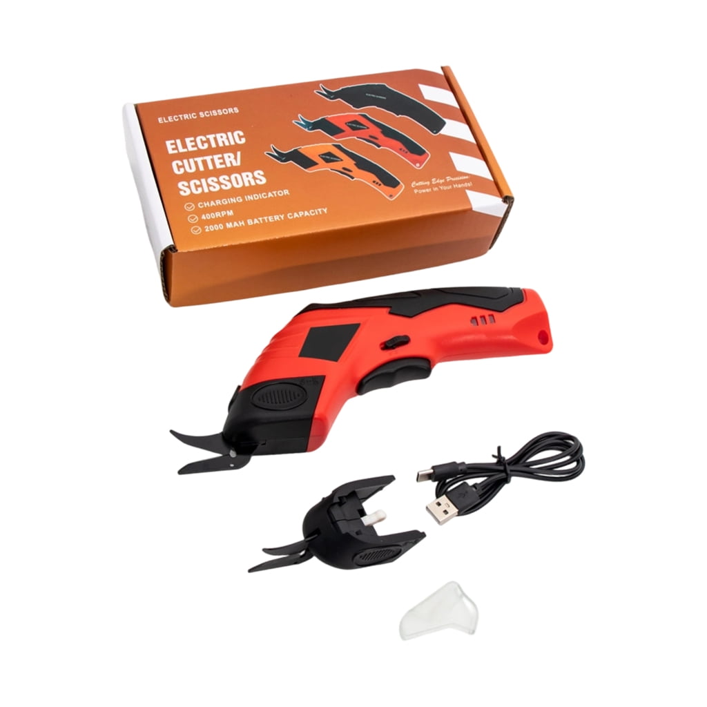 Rechargeable Cordless Electric Fabric Scissors, Portable Handheld ...