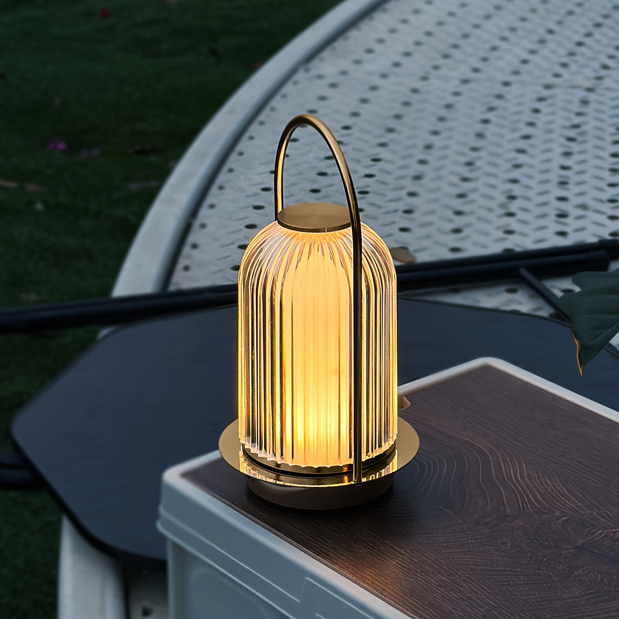 Rechargeable Cordless Led Desk Lamp - Touch Control, 3-Color Lighting ...