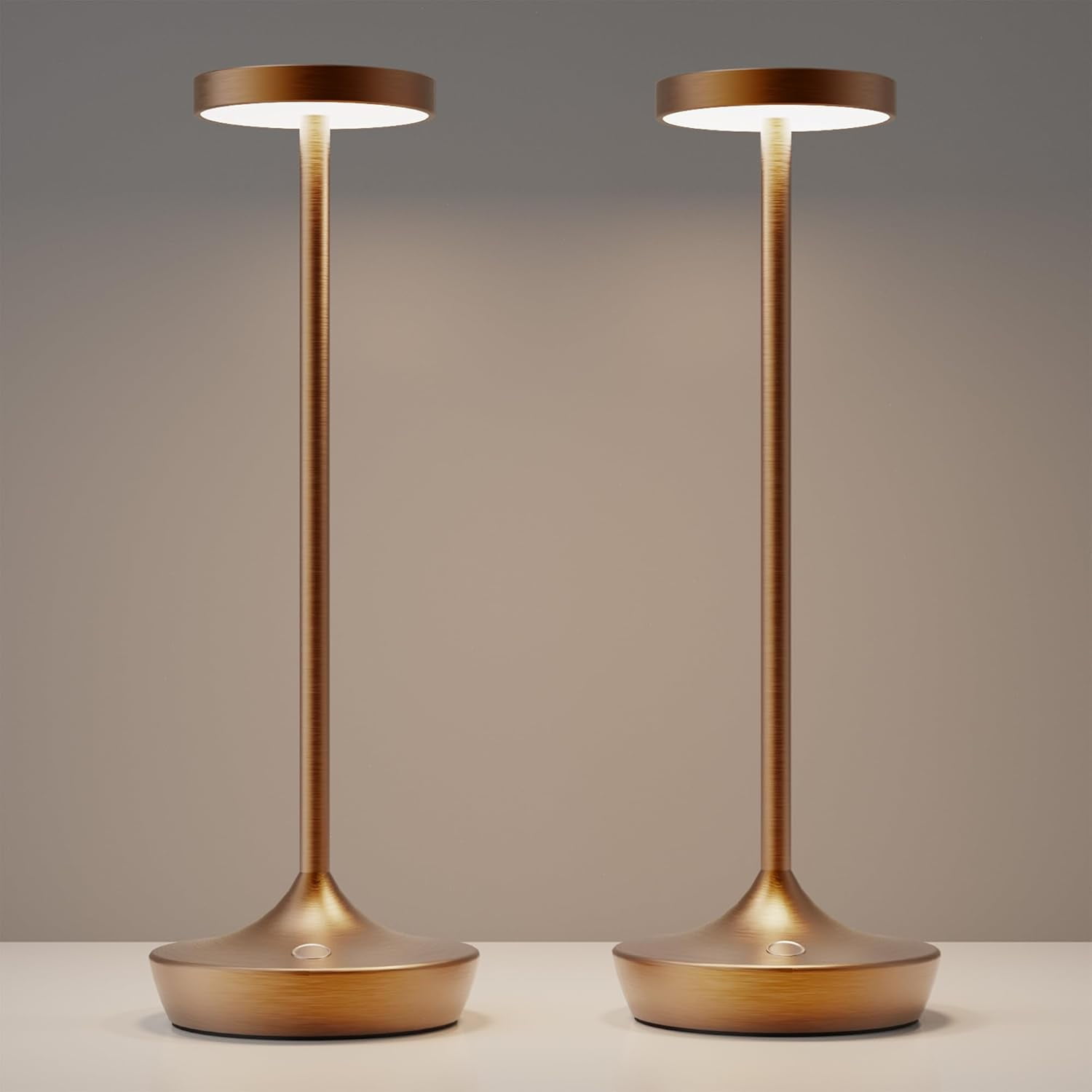 Rechargeable Cordless Table Lamp, 6000mAh Battery Powered LED Desk Lamp ...