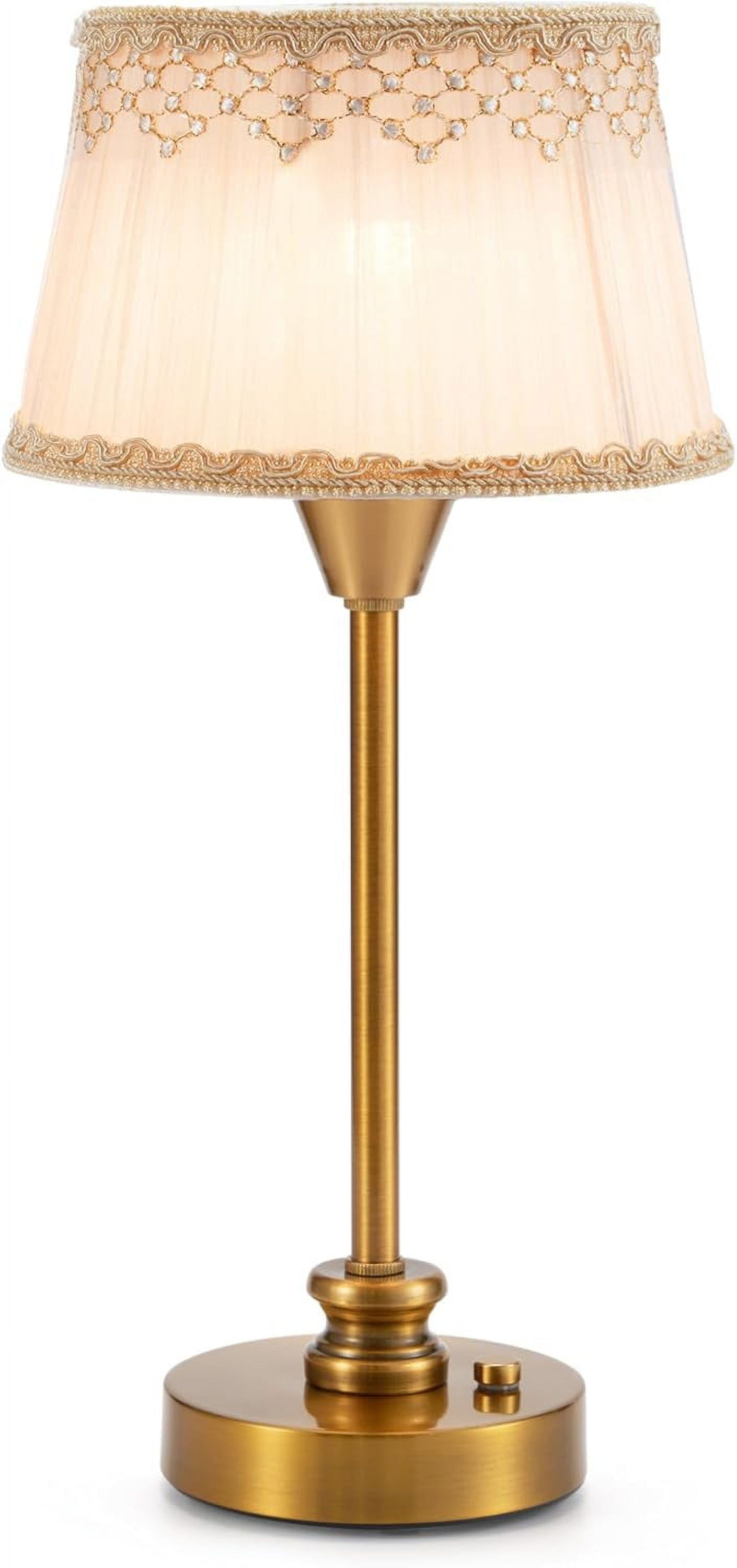 Rechargeable Cordless Table Lamp with Dimmer, Portable Small Battery ...