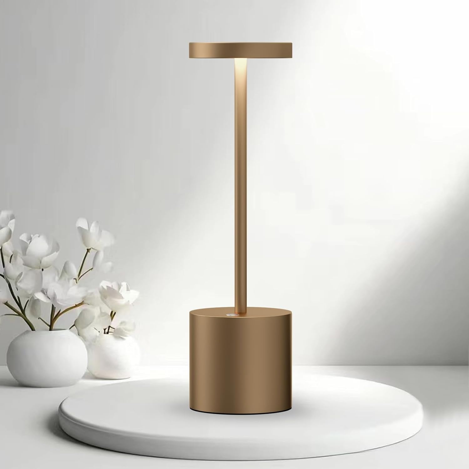 Rechargeable Cordless Table Lamp,LED Battery Operated Desk Lamp Outdoor ...