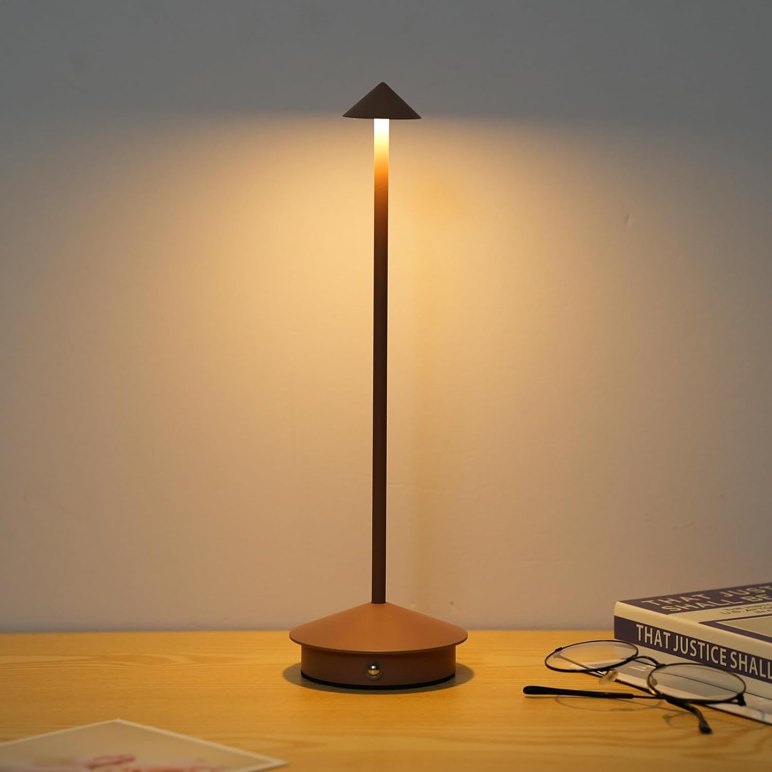 Rechargeable Cordless Table Lamp: Portable Battery LED Touch Control ...
