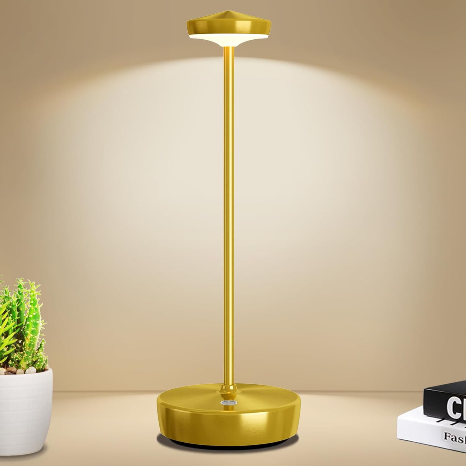 Rechargeable Cordless Table Lamps,5000mAh LED Outdoor Table Light ...