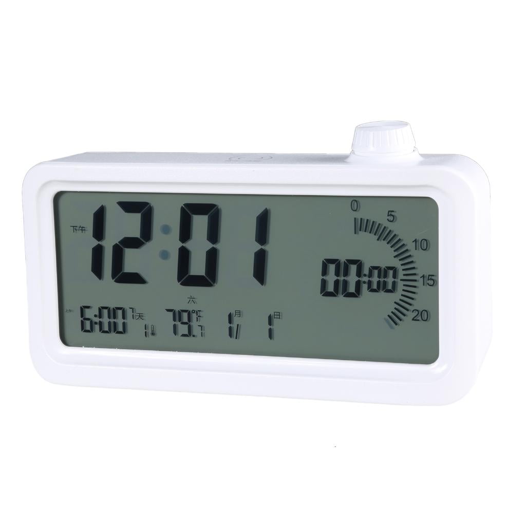 Rechargeable Countdown Timer with Temperature Date Display for Study ...