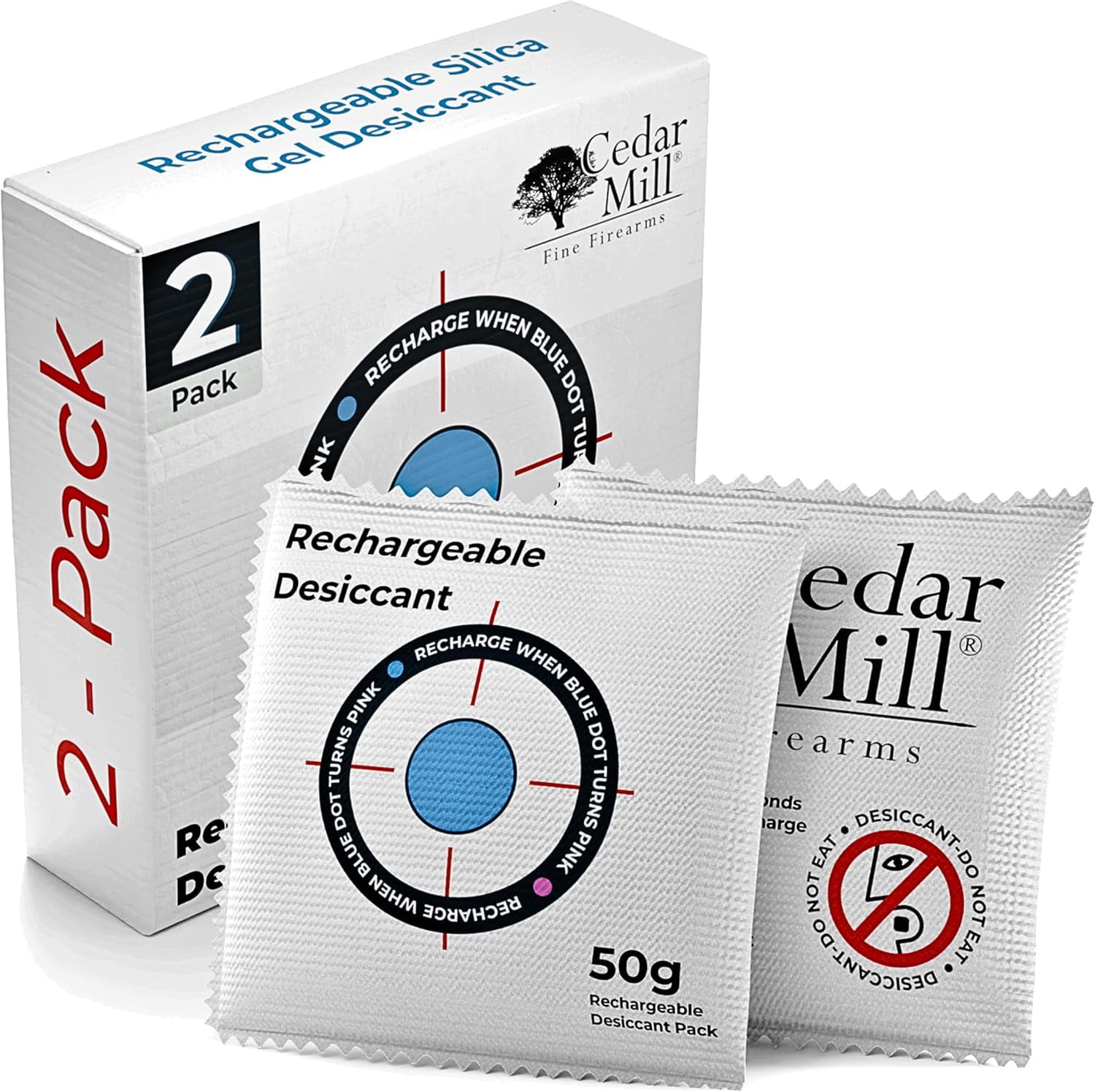 Rechargeable Desiccant Pack – Reusable Moisture Absorber for Gun Safes ...