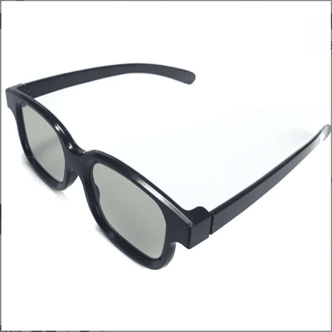 Rechargeable Design 3D Glasses, Lightweight Portable 3D Polarized Glasses for 3D TVs, Computer ...