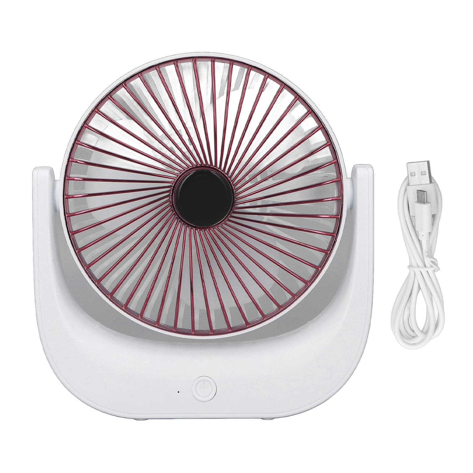 Rechargeable Desk Fan Battery Powered Small Mini Silent USB Portable 3 ...