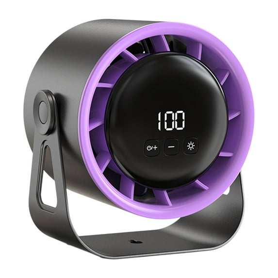 Rechargeable Desktop Fan, 100 Speed High Speed Circulation Fan, Compact ...