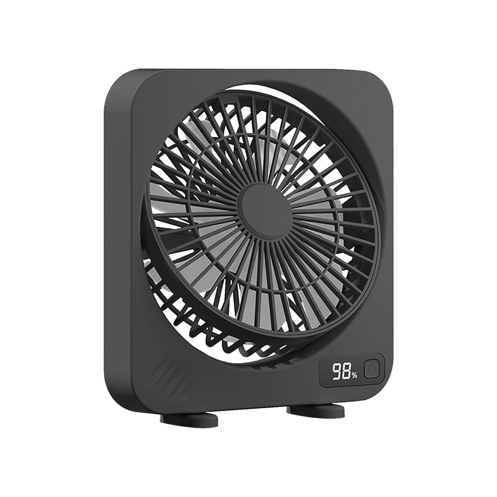 Rechargeable Desktop Fan, Mini Circulating Fan with Quiet Operation ...