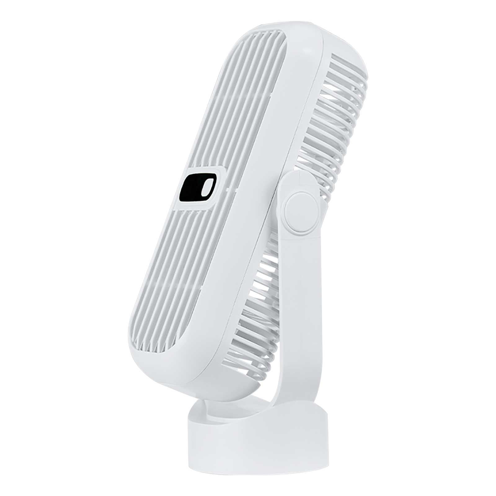 Rechargeable Desktop Fan, Tower Fan for Office, Student Dormitory, and ...
