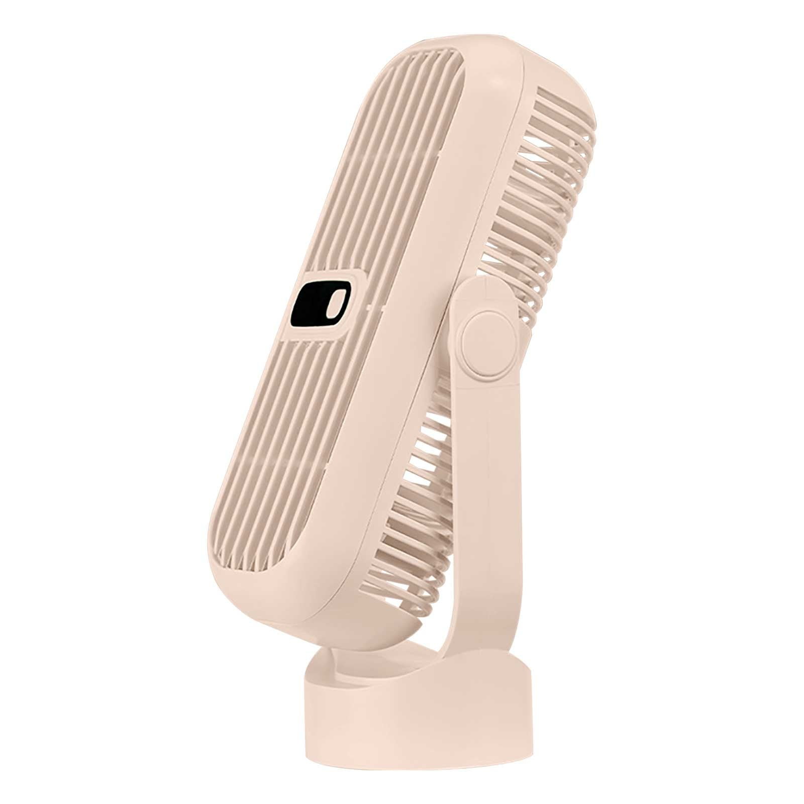 Rechargeable Desktop Fan, Tower Fan for Office, Student Dormitory, and ...
