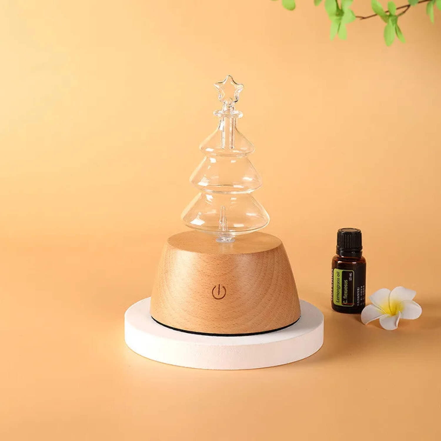 Rechargeable Diffuser Wooden Aromatherapy Scent Air Freshener Machine ...