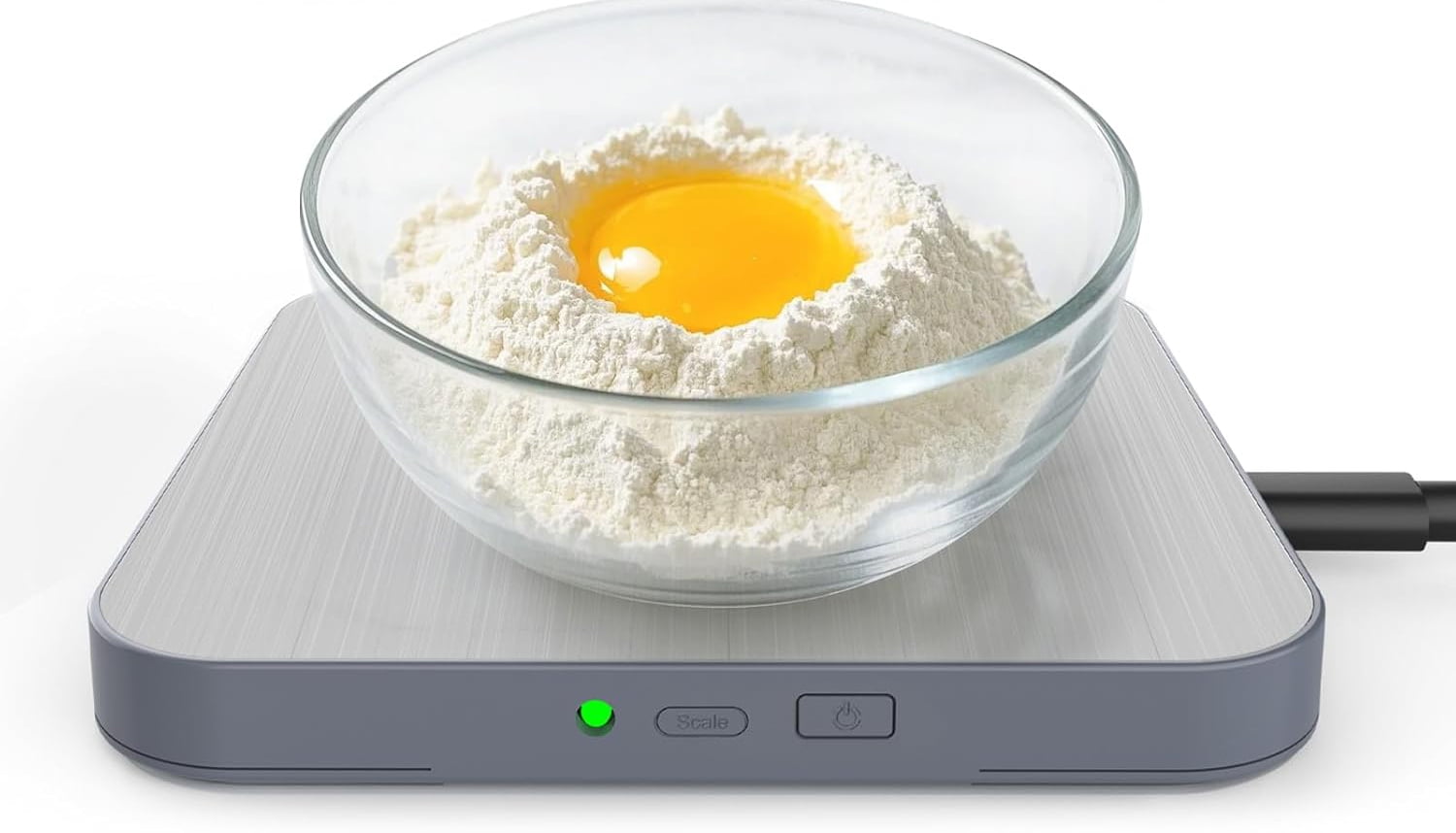 Rechargeable Digital Kitchen Food Scale - Detachable Display Electronic ...