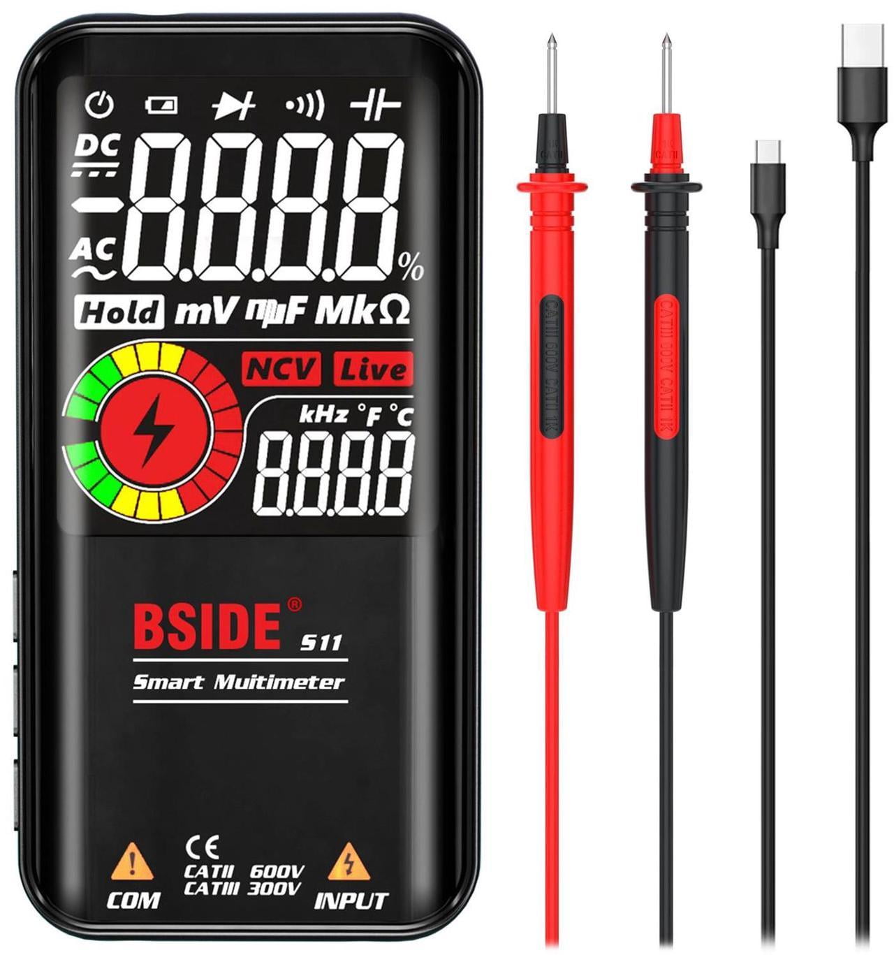 Rechargeable Digital Multimeter Large LCD 3 Results Smart Digital ...