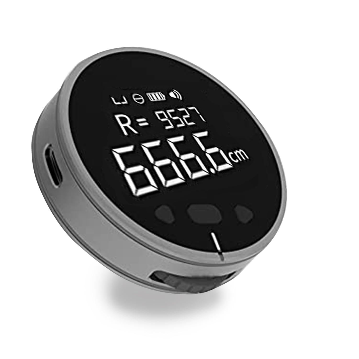 Rechargeable Digital Ruler,Electronic Tape Measure, LCD Display Digital ...