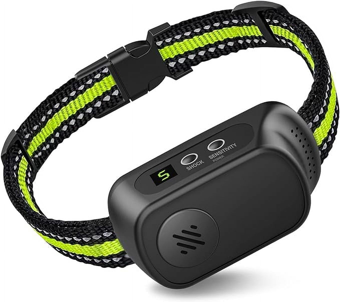 Rechargeable Dog Stop Bark Collar with Beeping Vibration and Vibration ...